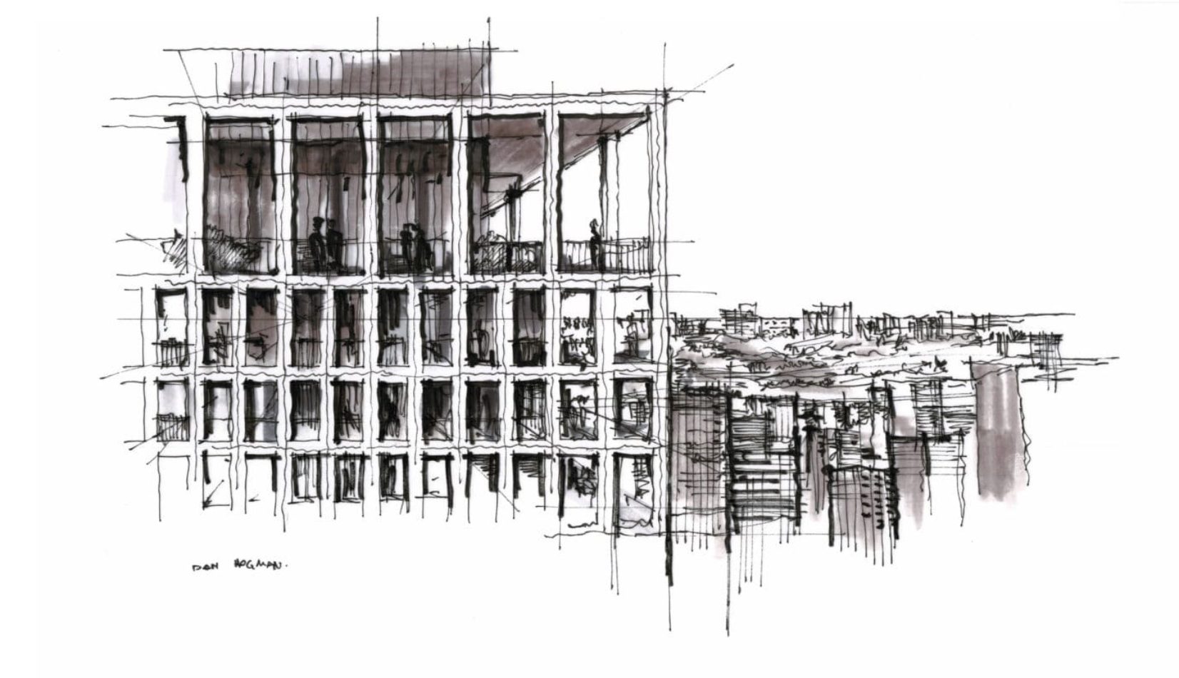 Architect Dan Hogman On Sketching Urban Life The Lx Collection