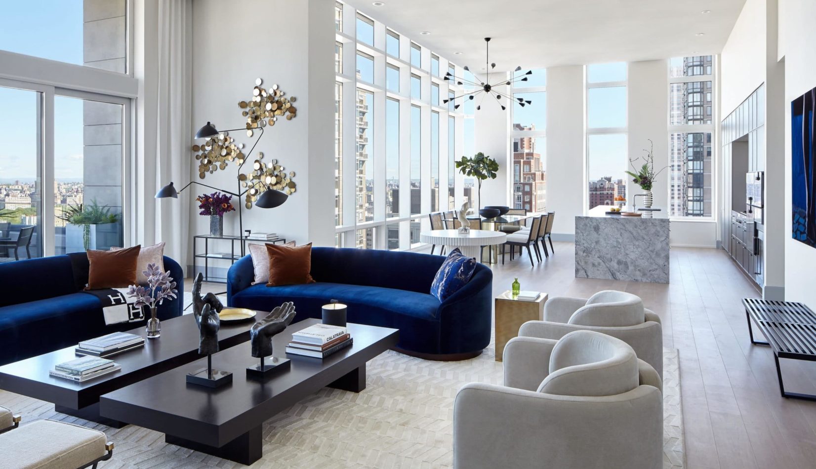 ASH NYC Brings Luxurious Interiors to A Sky-High Model Residence