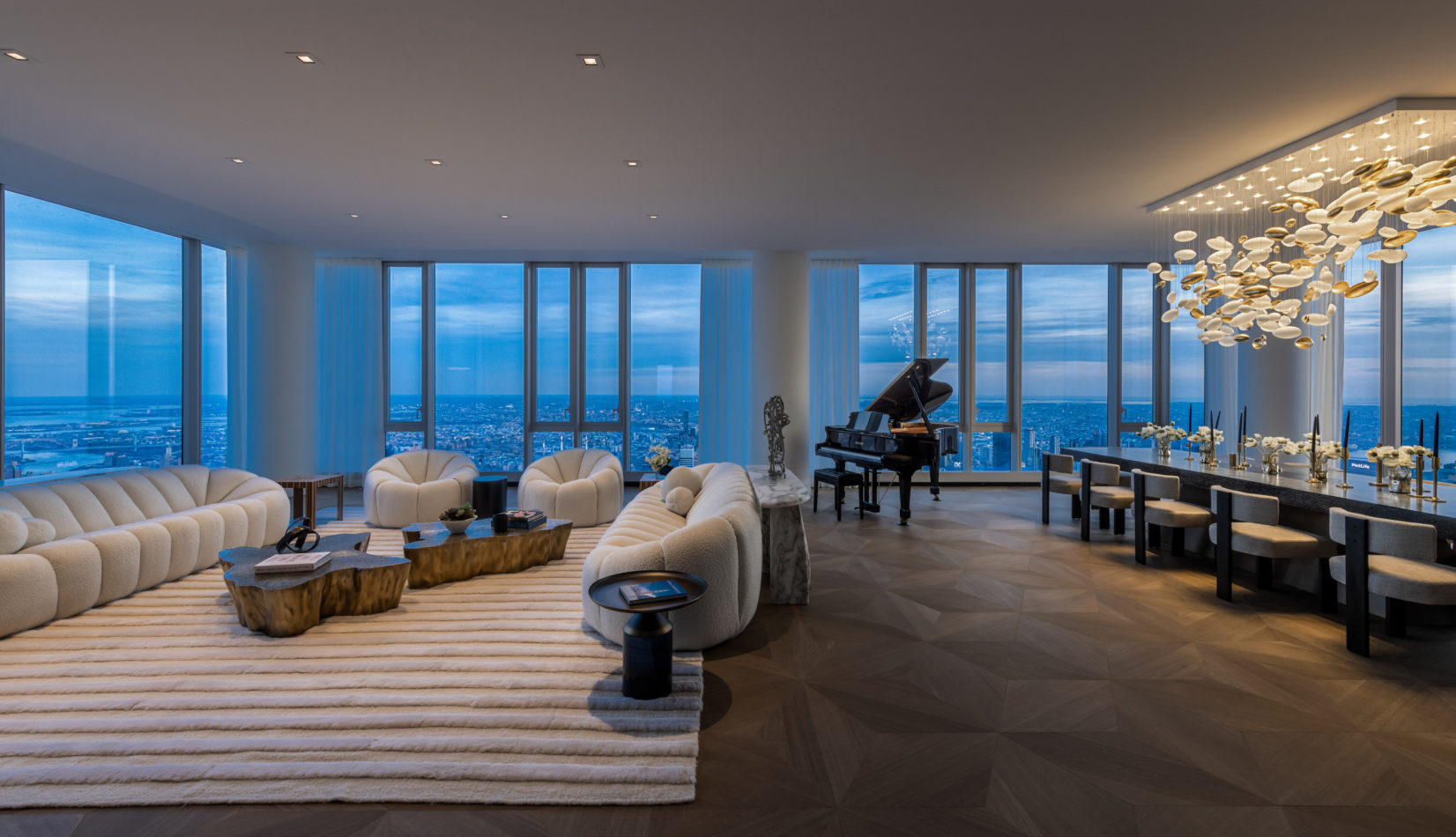 Ultraluxe Central Park Tower Residence Shows Off Rarely Seen Interiors